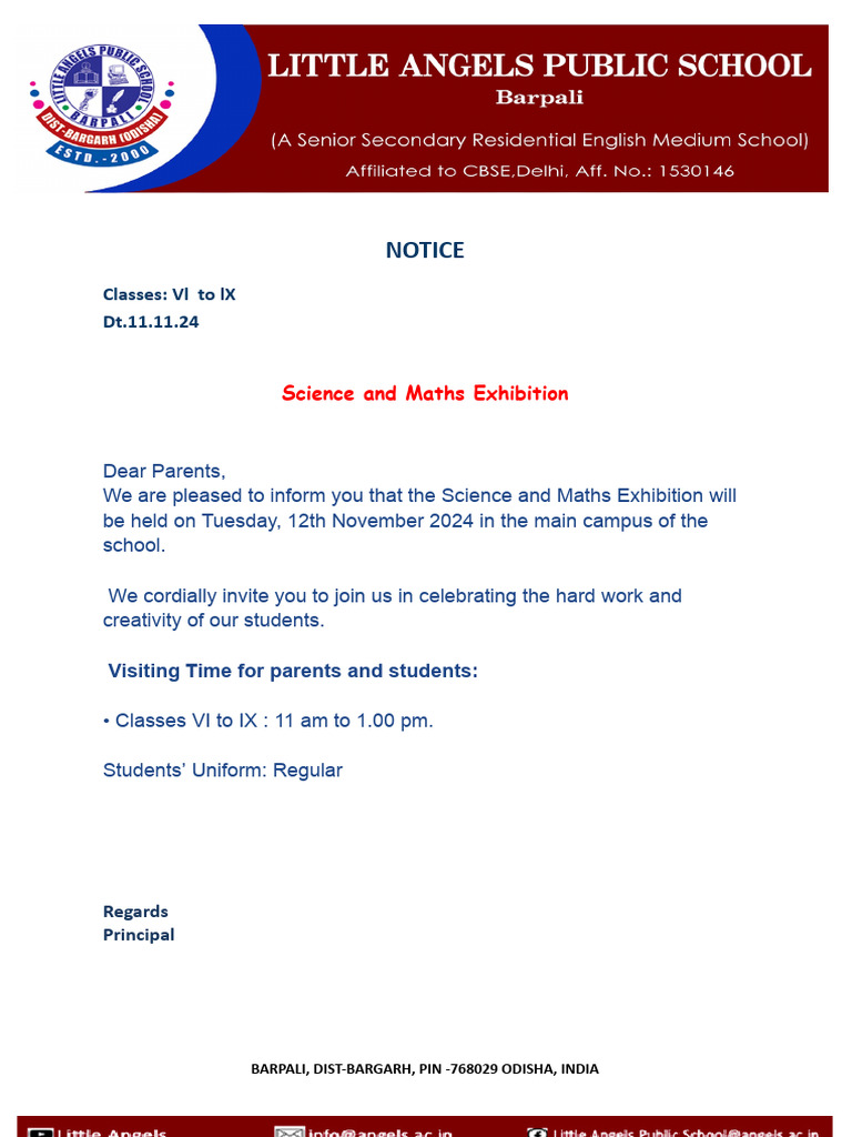 Science and Maths Exhibition Invite | PDF | Social Science | Home & Garden
