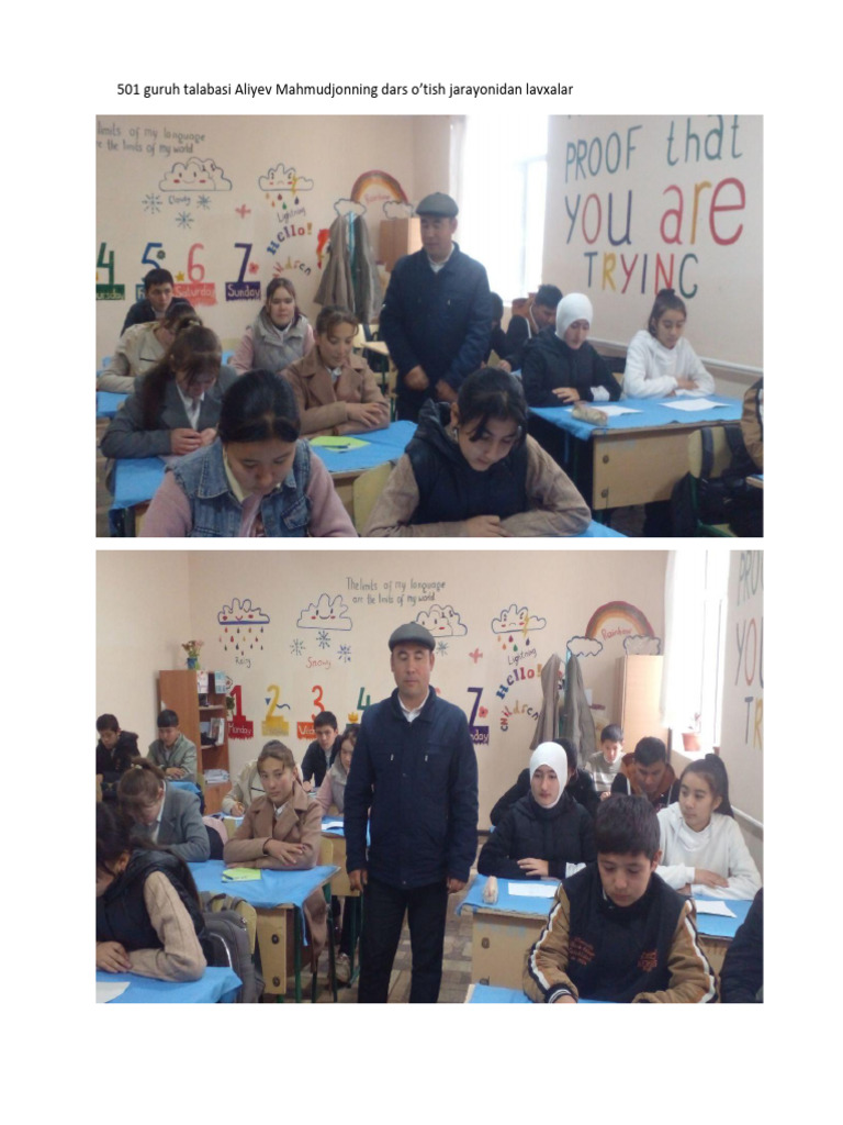 Dars O'tish Jarayoni 15.11 | PDF