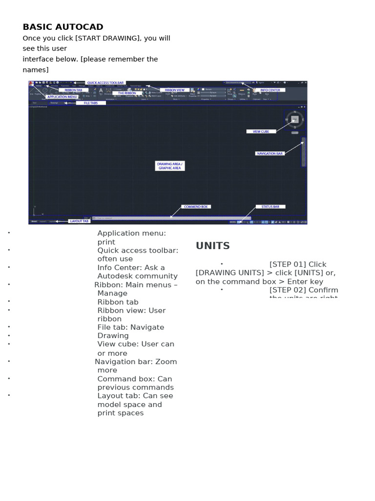 AutoCAD Basics for Beginners | PDF | Graphical User Interfaces | System Software