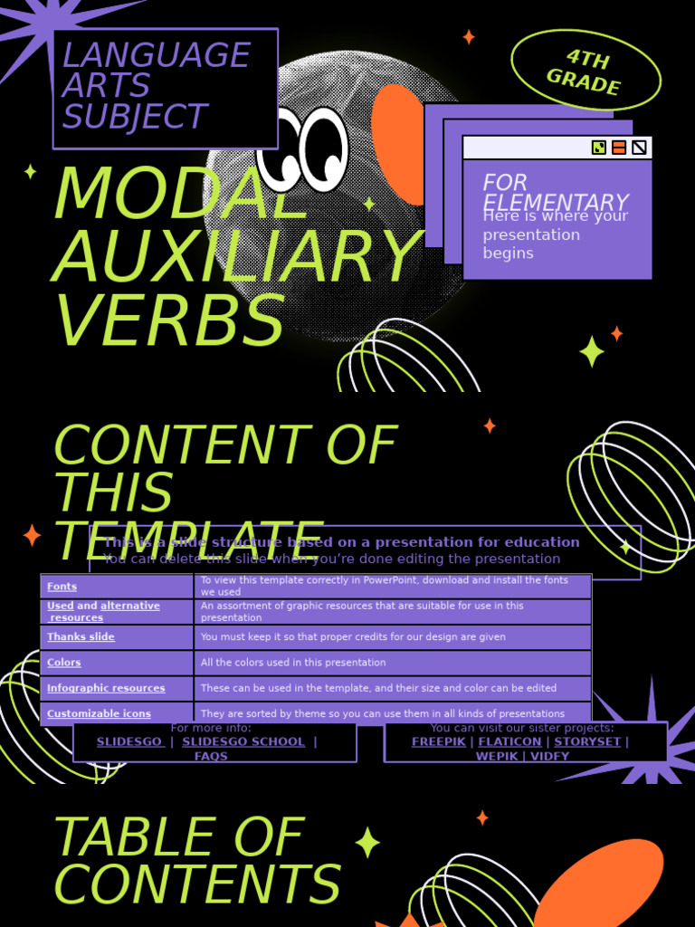 4th Grade Modal Auxiliary Verbs Guide | PDF | Planets | Planets In ...