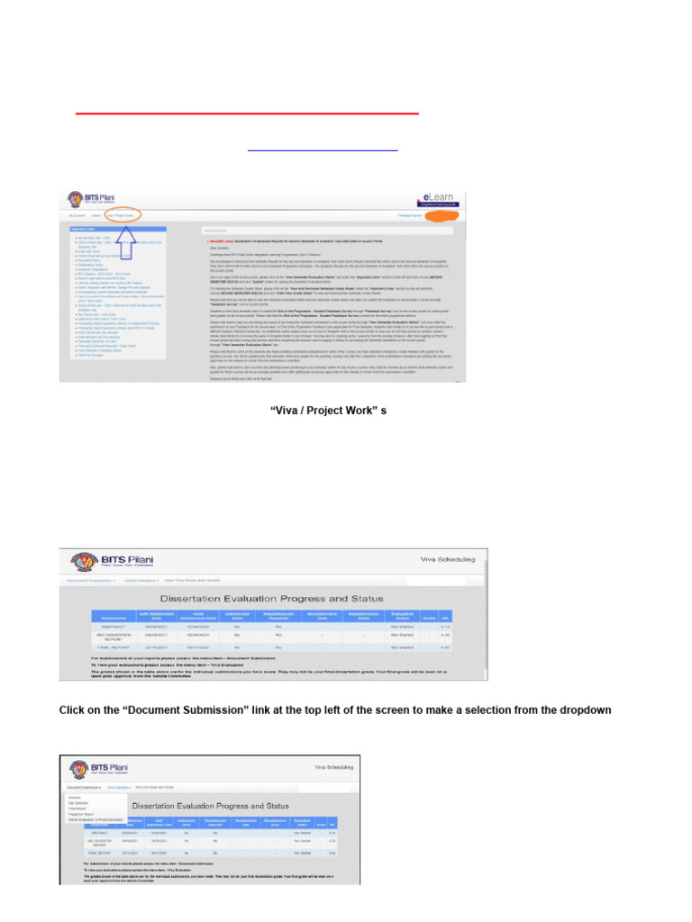 Steps of Elearn Report Submission. | PDF