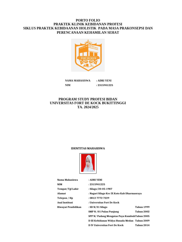 2 Portofolio Adri Yeni | PDF