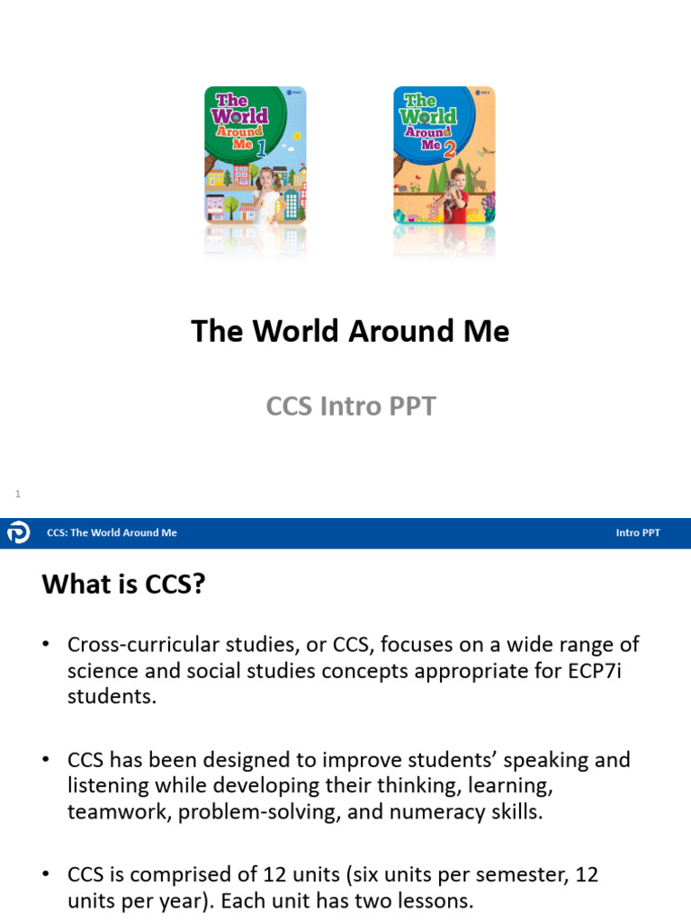 The World Around Me - Intro | PDF | Reading Comprehension | Cognitive ...