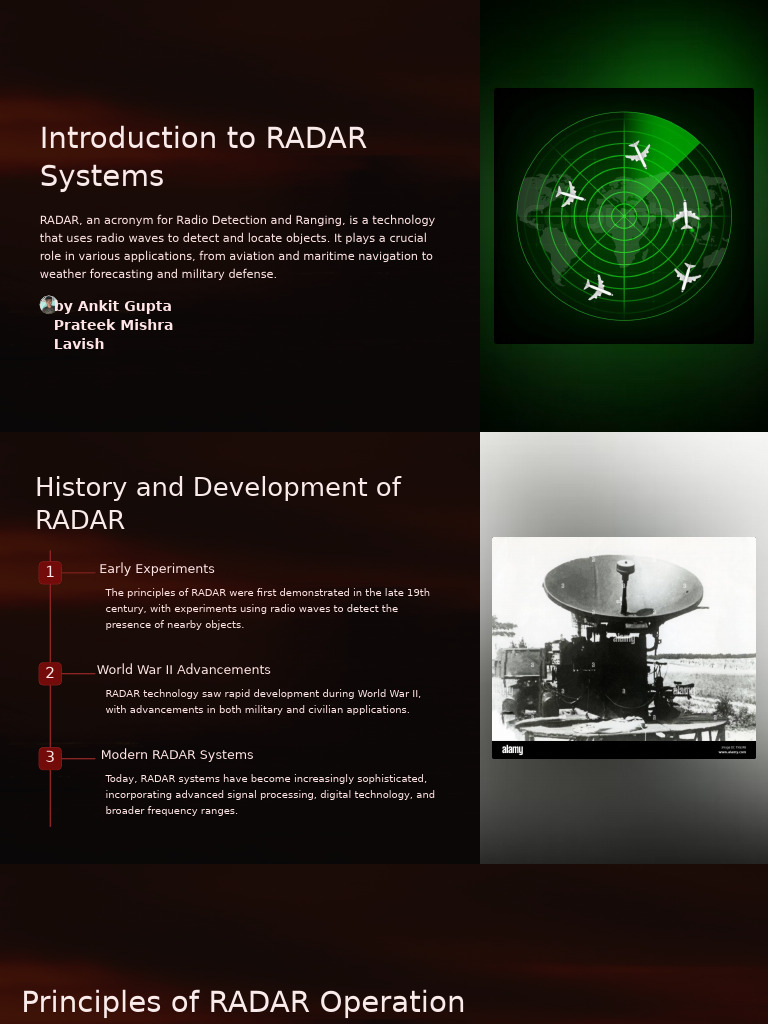 Overview of RADAR Technology and Applications | PDF | Radar | Radio