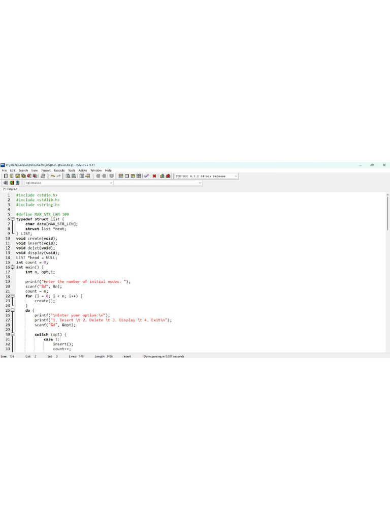Singly Linked List | PDF Singly Linked List | PDF