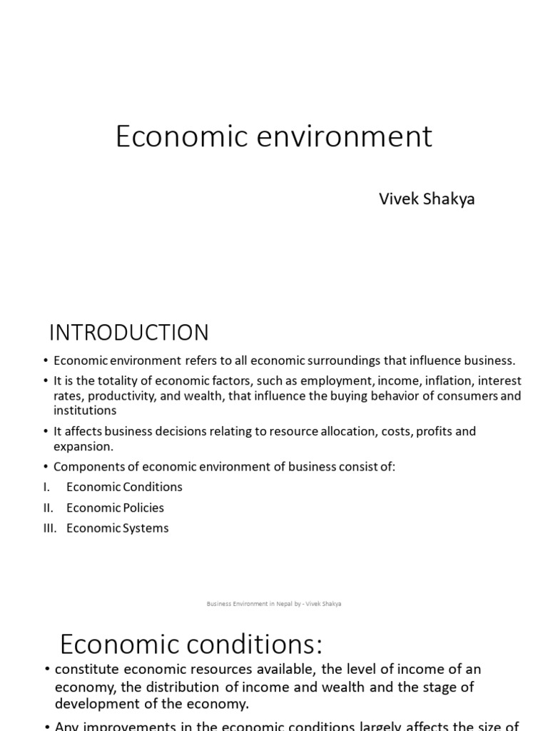 Unit 2 - Economic Environment | PDF | Inflation | Monetary Policy