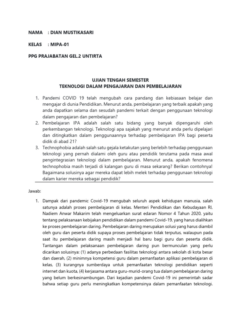 UTS MK Teknologi Media | PDF | Seni