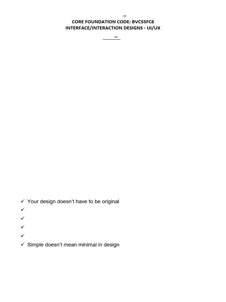 UI/UX Design Principles Explained | PDF | Graphical User Interfaces ...