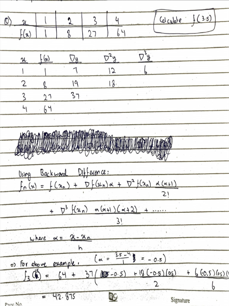 10 22 Newton Forward and Backward Interpolation | PDF