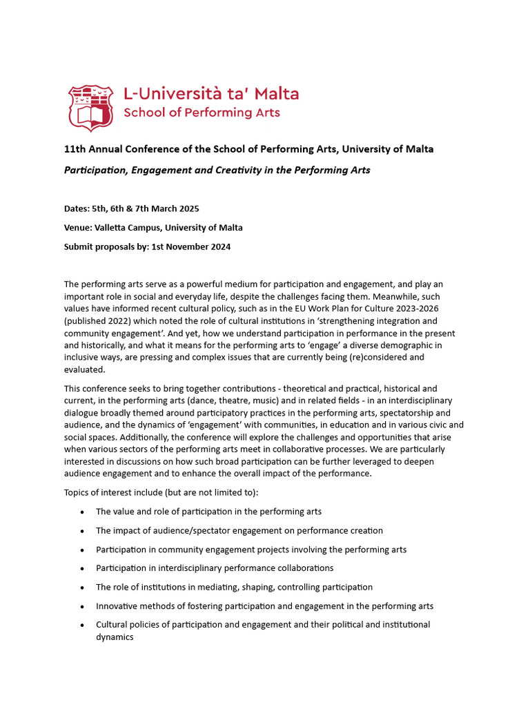 Spa Um Conference 2025 C FP | PDF | Human Communication | Liberal Arts ...