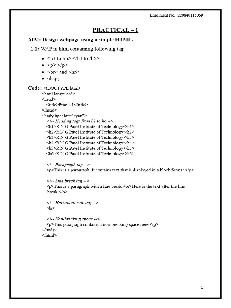 Megh WD | PDF | Html Element | Html
