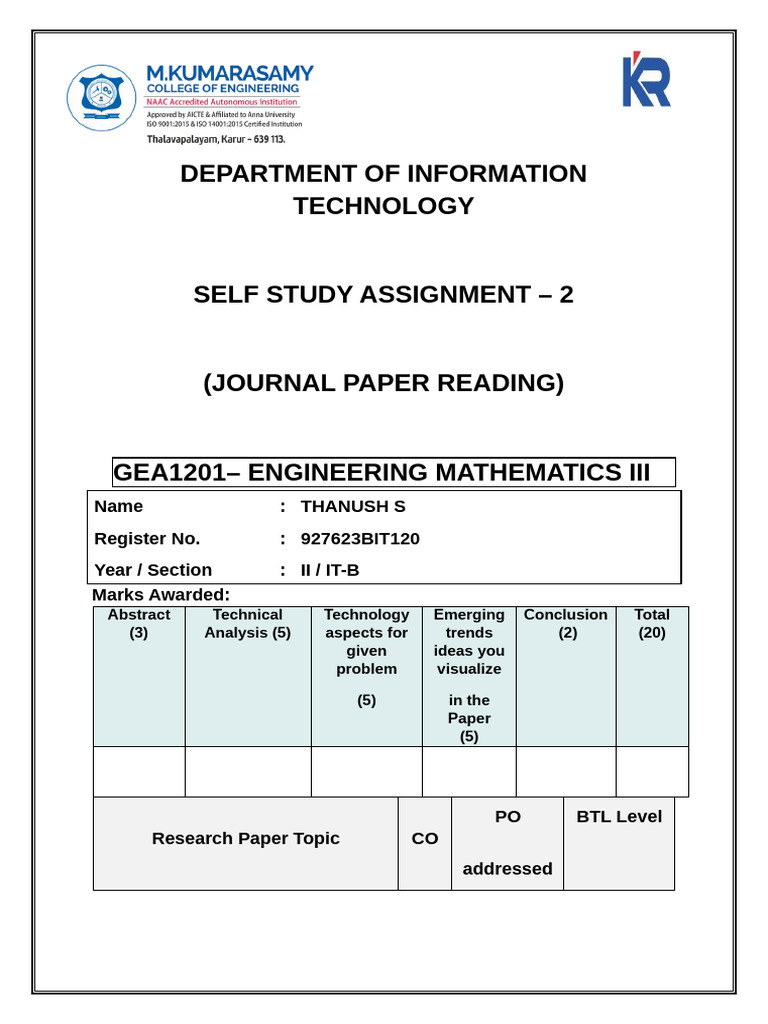 maths journal | PDF | Mathematical Analysis | Laplace Transform