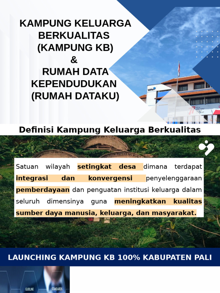 Kampung KB & Rumah DataKu di PALI | PDF | Karier & Perkembangan | Ilmu ...