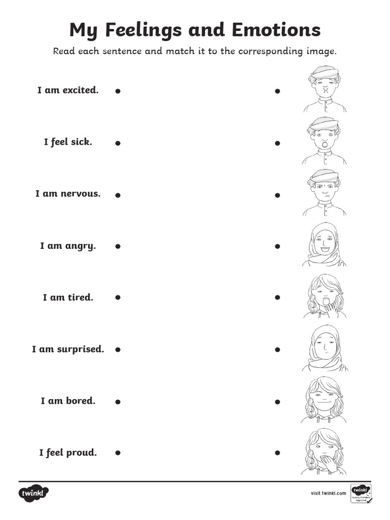 Emotions Worksheet | PDF