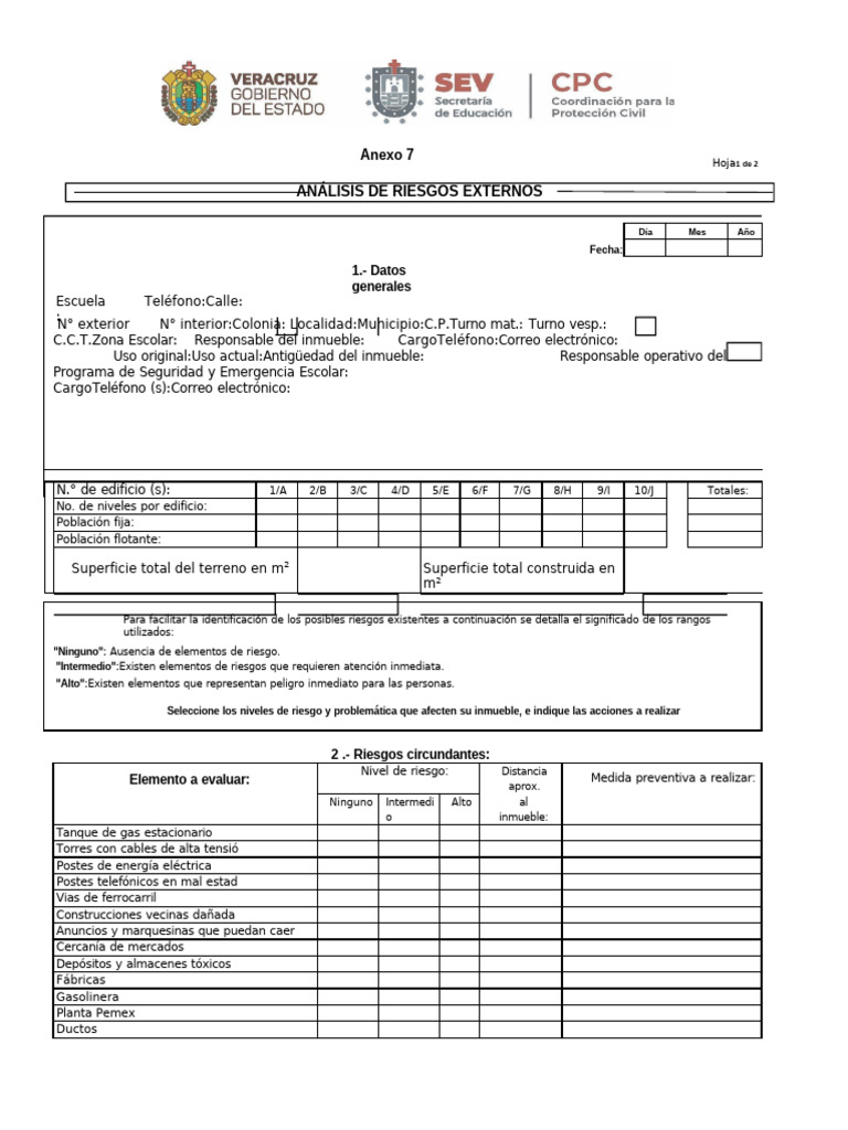 PIPC Anexo 7 | PDF | Peligros Naturales