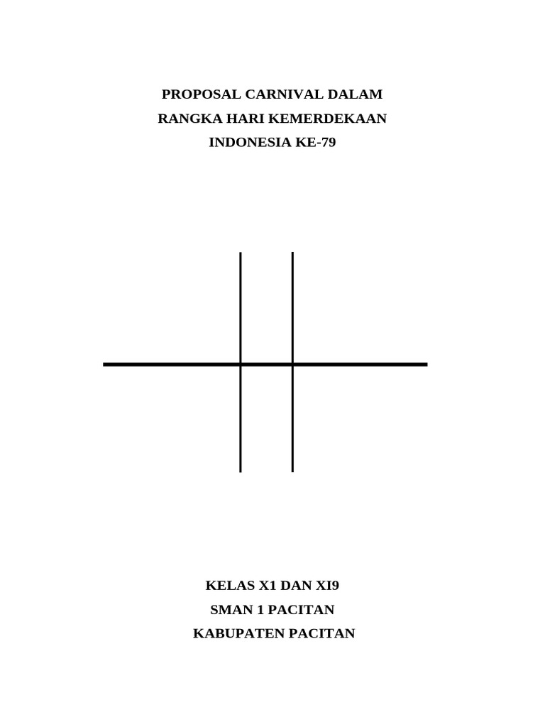 Proposal Karnaval X1 Dan Xi9 | PDF