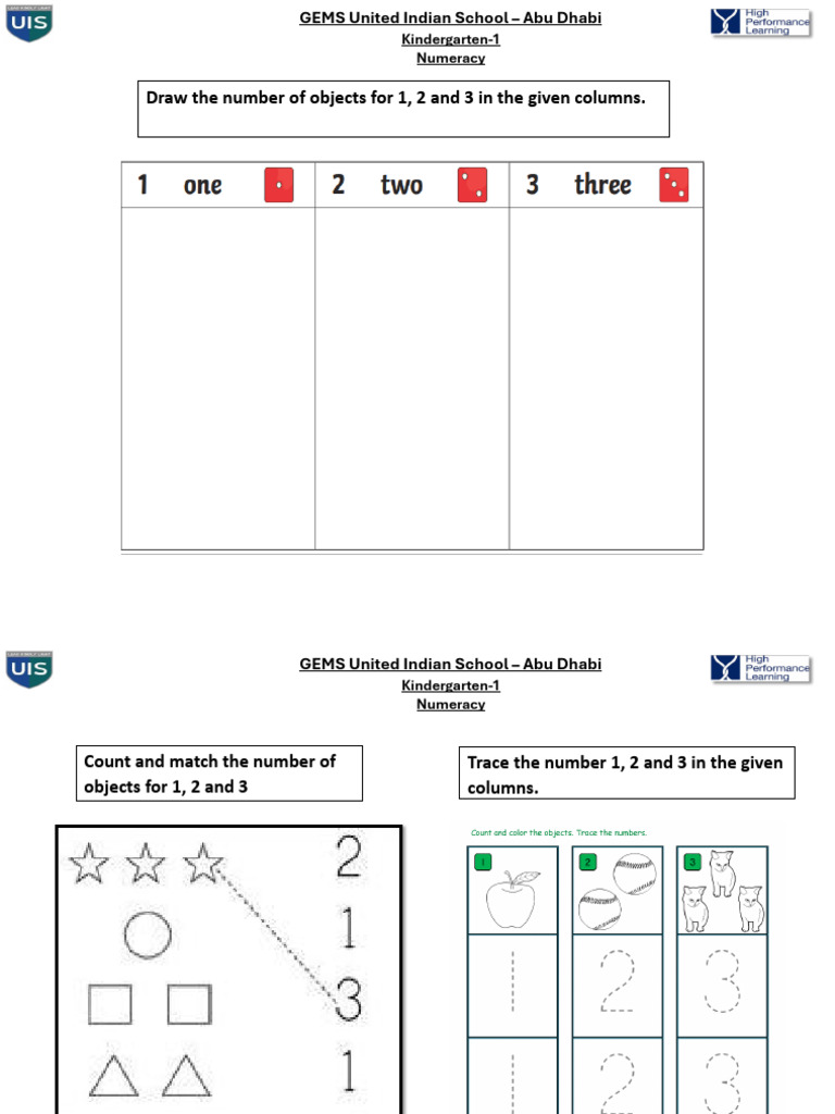 Numeracy - Optional Practice Tasksheet For Number 12 3 | PDF