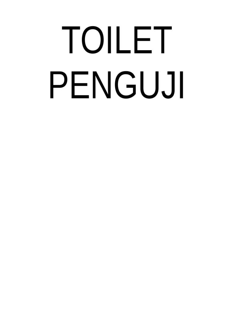 Toilet | PDF
