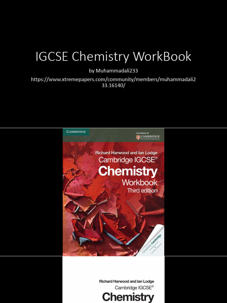 Chemistry Workbook Fourth Edition | PDF