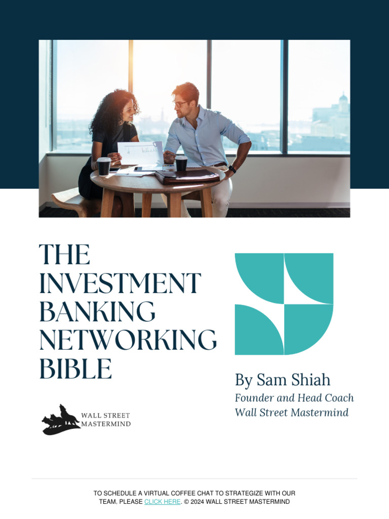 The Investment Banking Networking Bible | PDF | Linked In | Investment ...