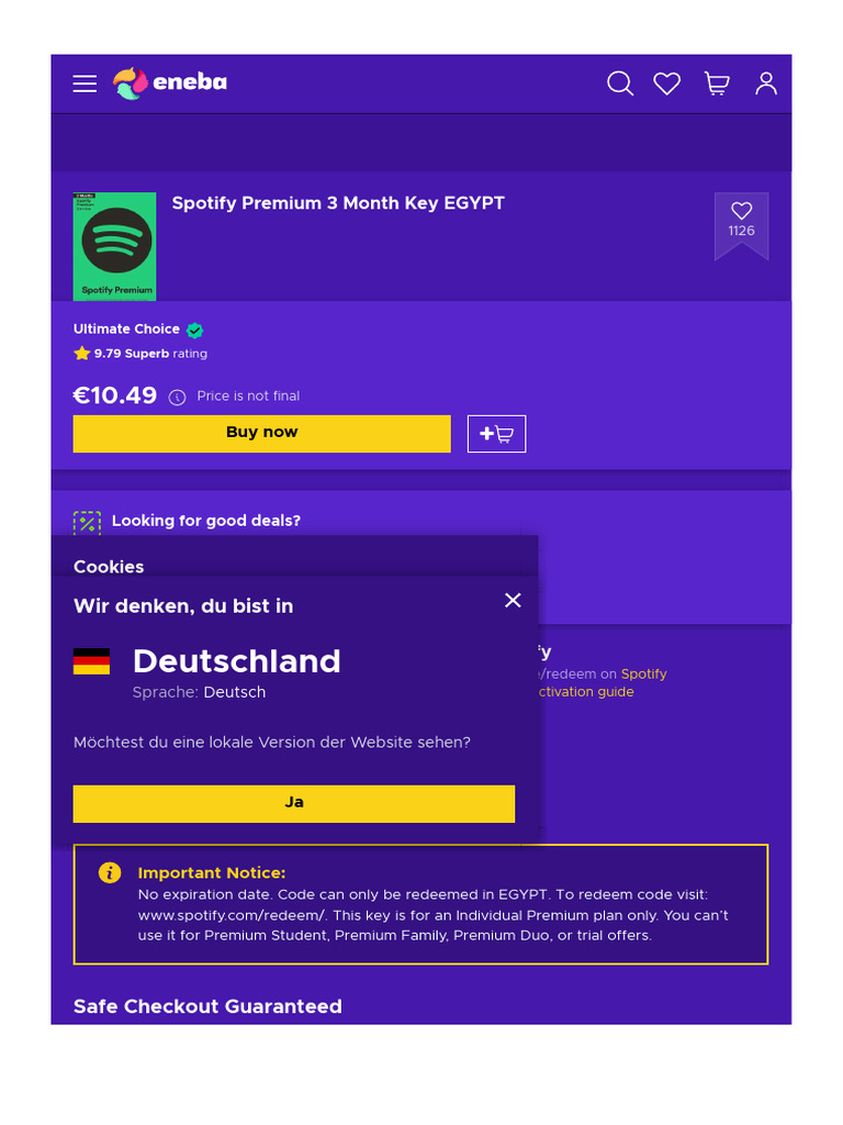 Spotify Premium Subscription 3 Month Key. Buy Cheaper | PDF | Spotify ...