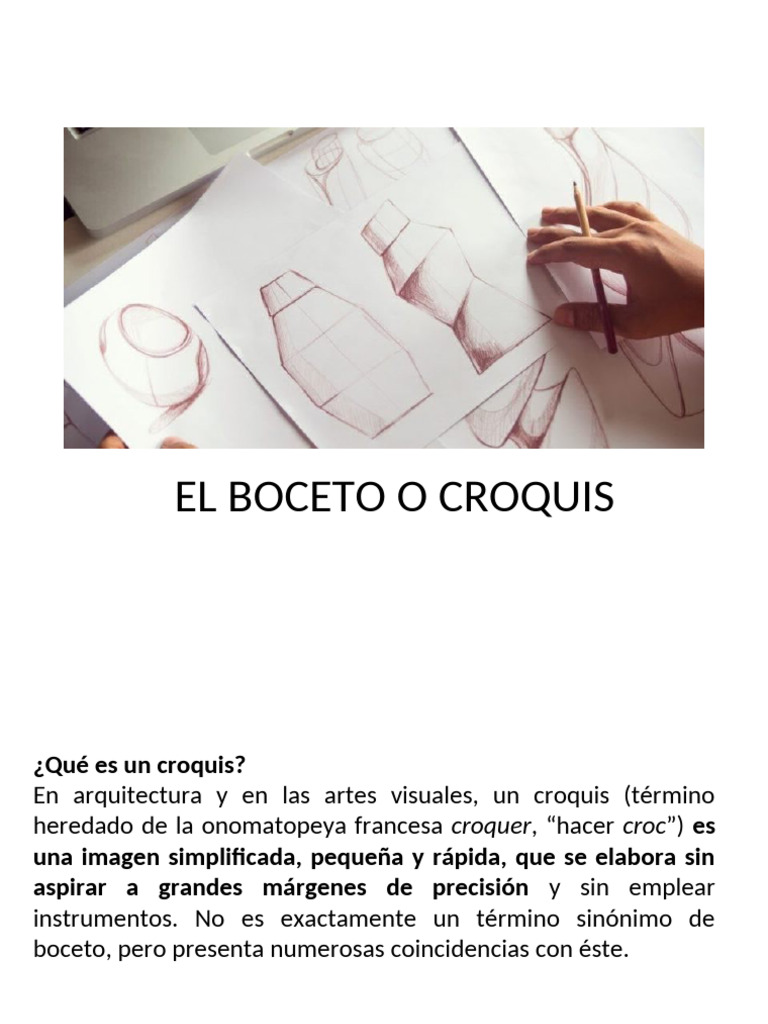 El Croquis y El Boceto | PDF