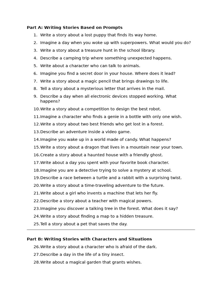 Story Writing | PDF