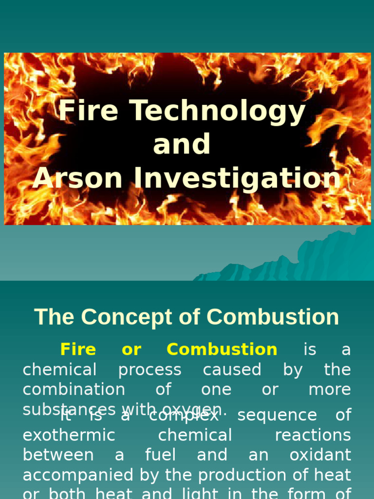 Fire For Presentation Topic 1 | PDF | Fires | Combustion