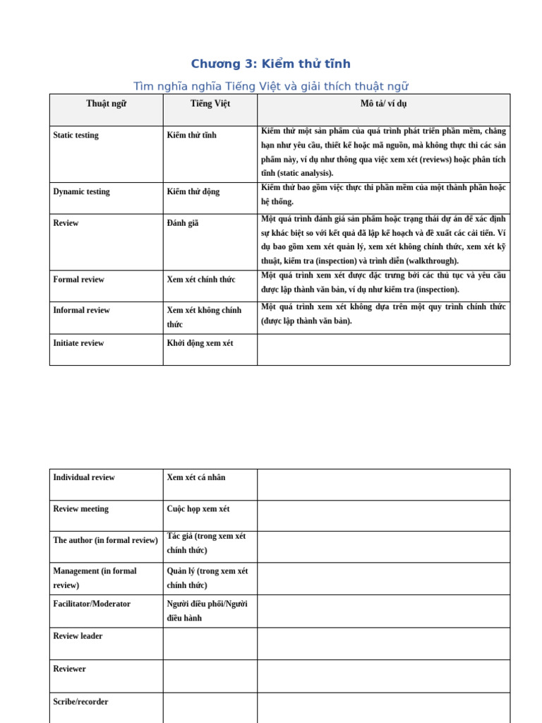 Thuat Ngu - Chuong 3 | PDF