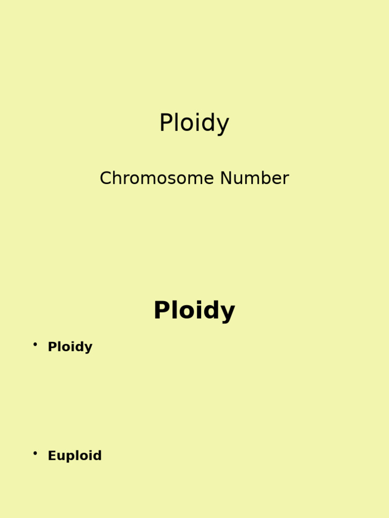 Ploidy Student | PDF | Self-Improvement | Science & Mathematics