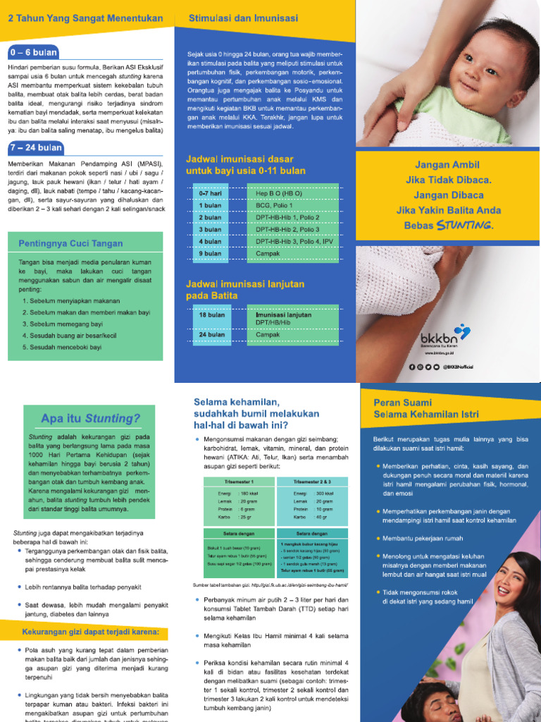 Leaflet Stunting | PDF