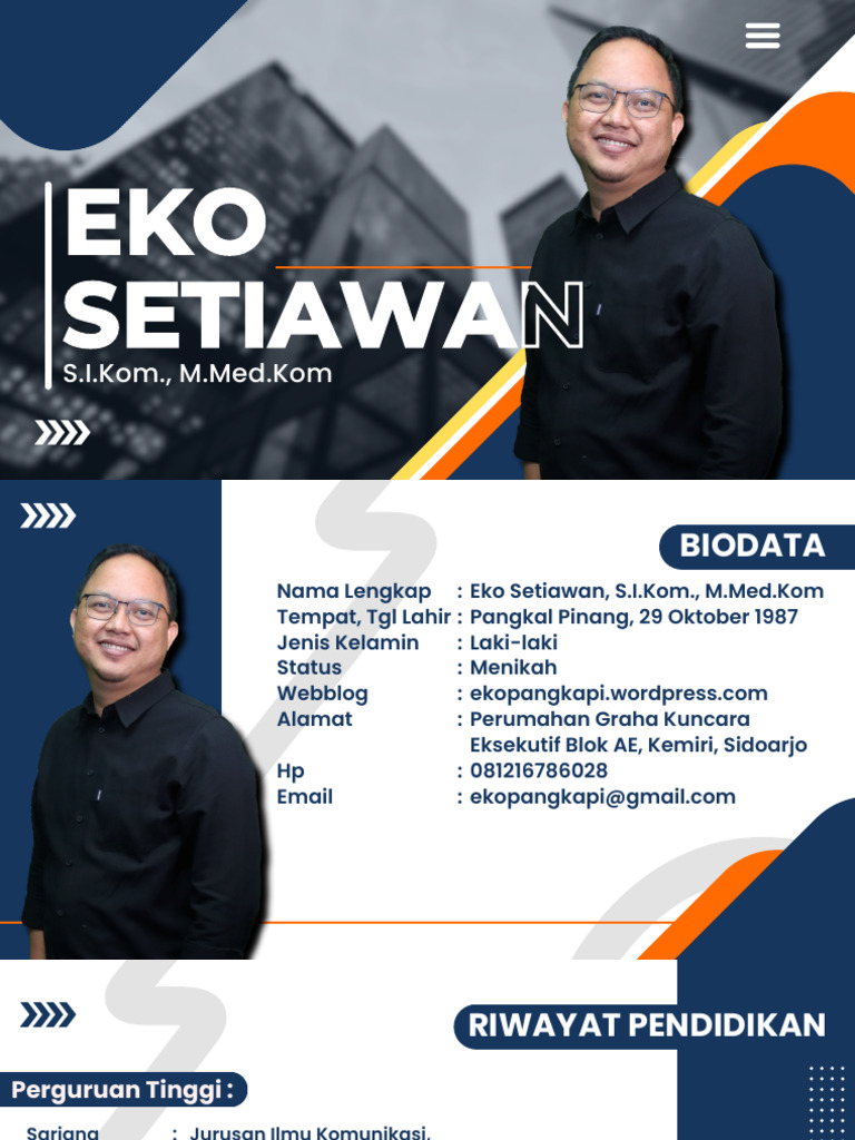 CV - Eko Setiawan | PDF