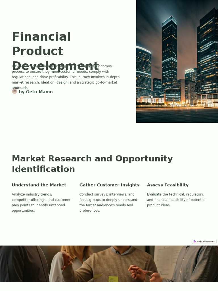 Financial Product Development | PDF | Risk | Marketing