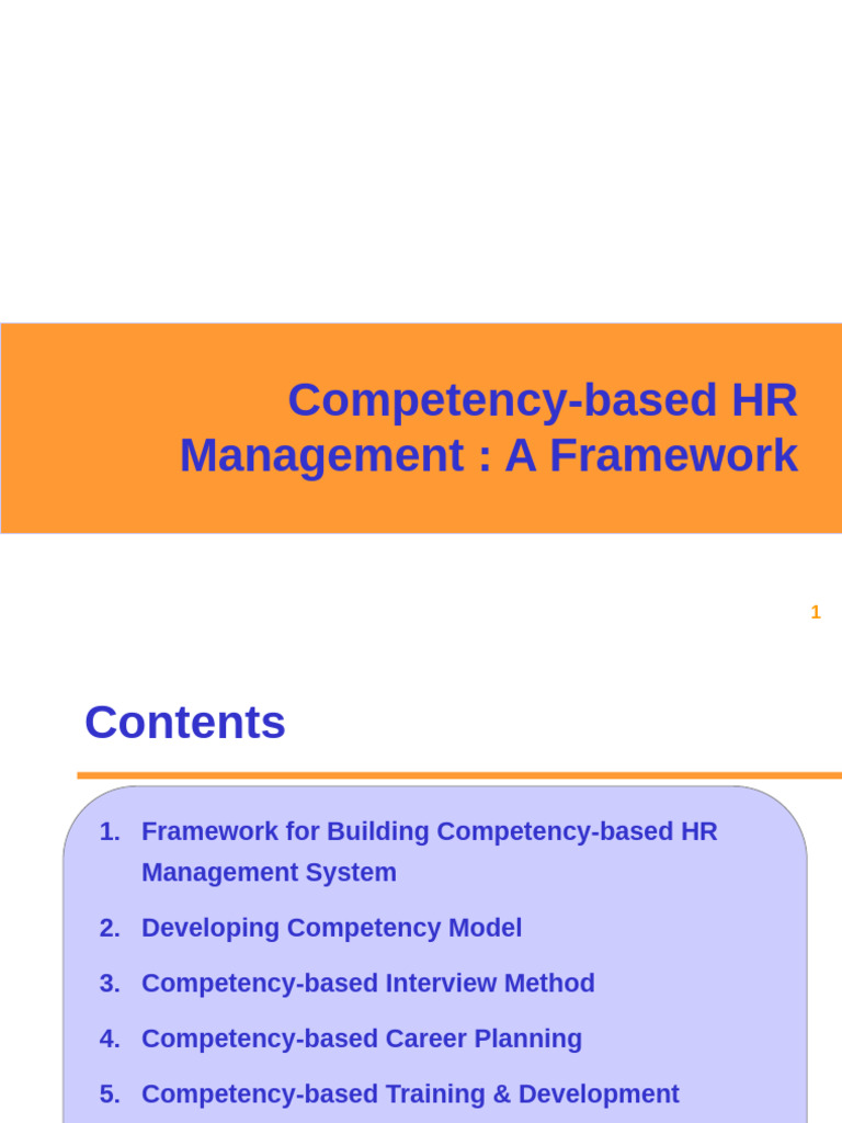 Competency-Based HR Management | PDF | Competence (Human Resources) | Social Psychology