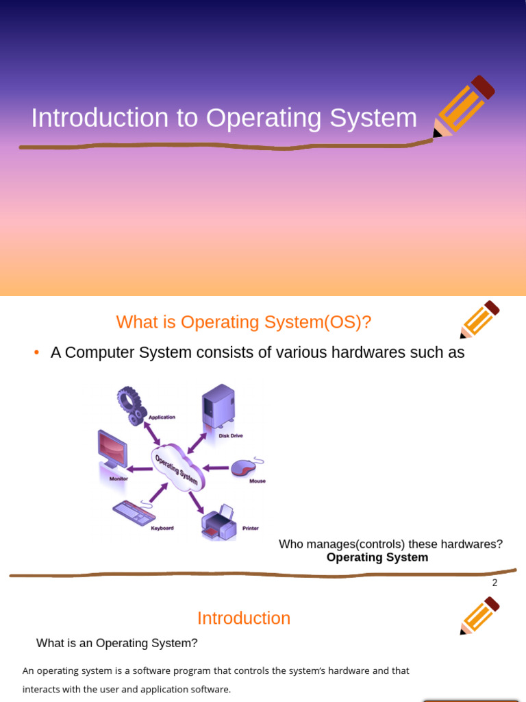 BCA 4th Sem Operating System Unit 1 PPT Slides | PDF | Process ...