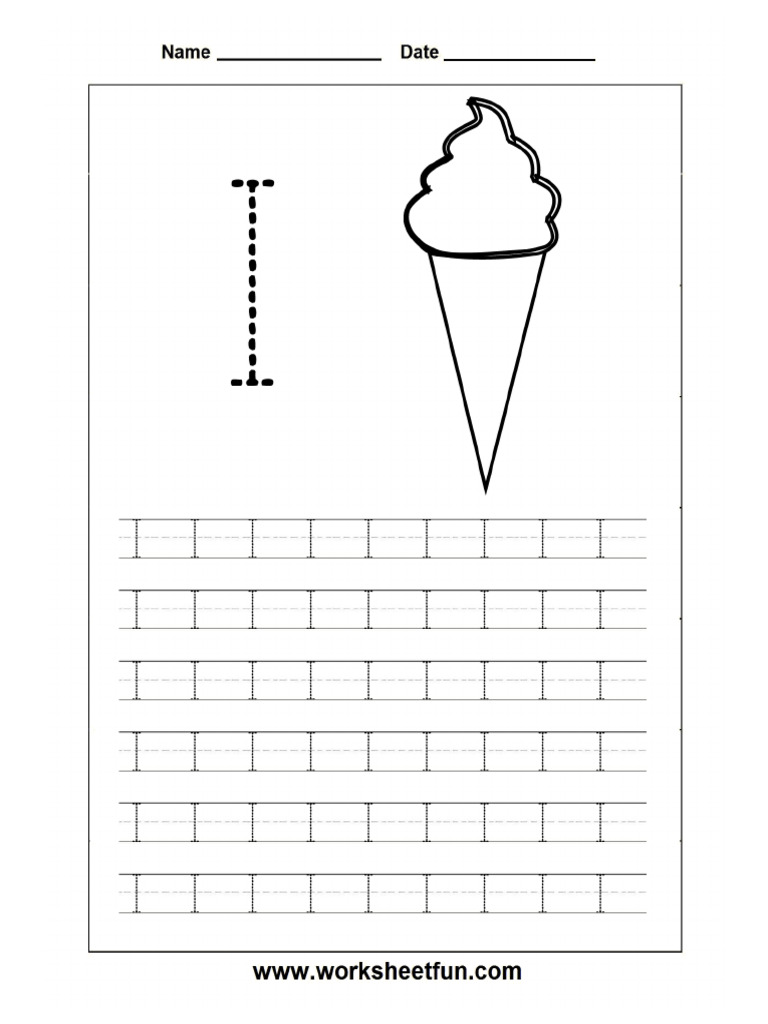 Letter Tracing I | PDF