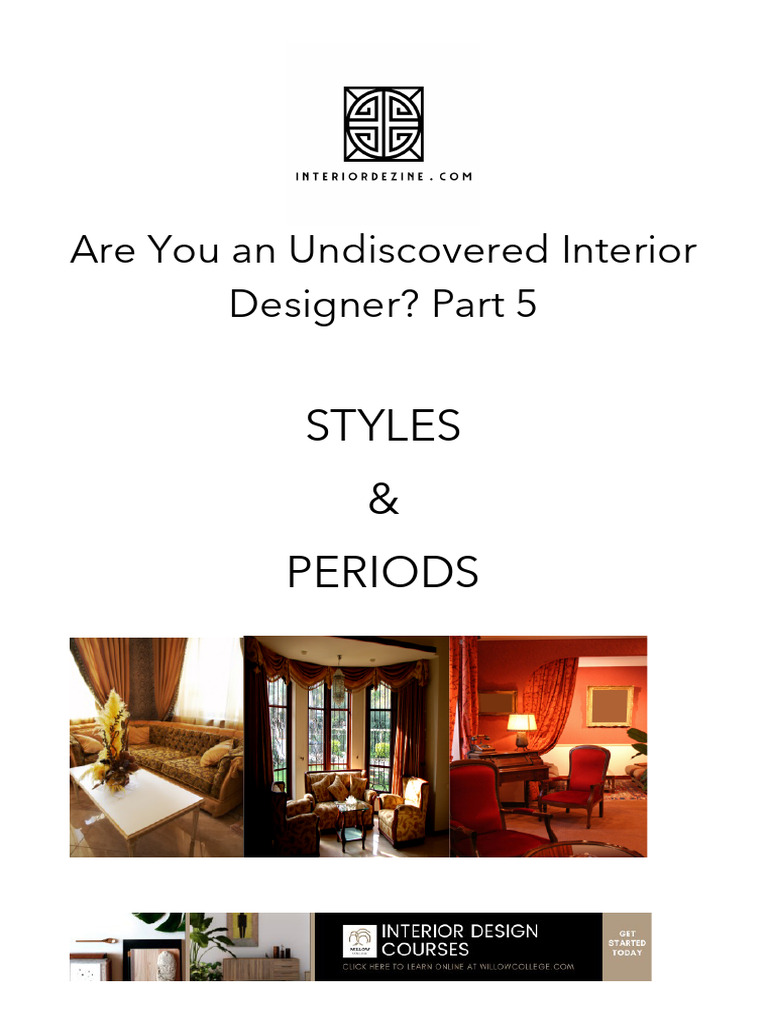Part 5 Syles and Periods and Design History 2020 | PDF | Furniture ...