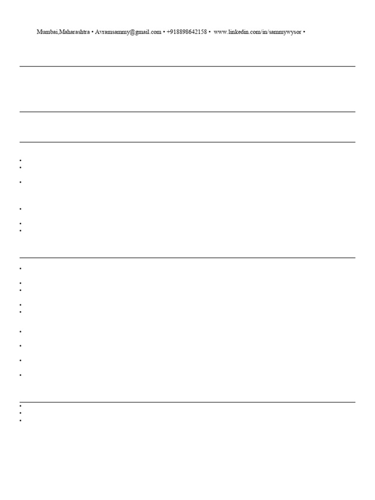 Abdul Samad TresVista Resume | PDF | Java Script | 3 D Computer Graphics