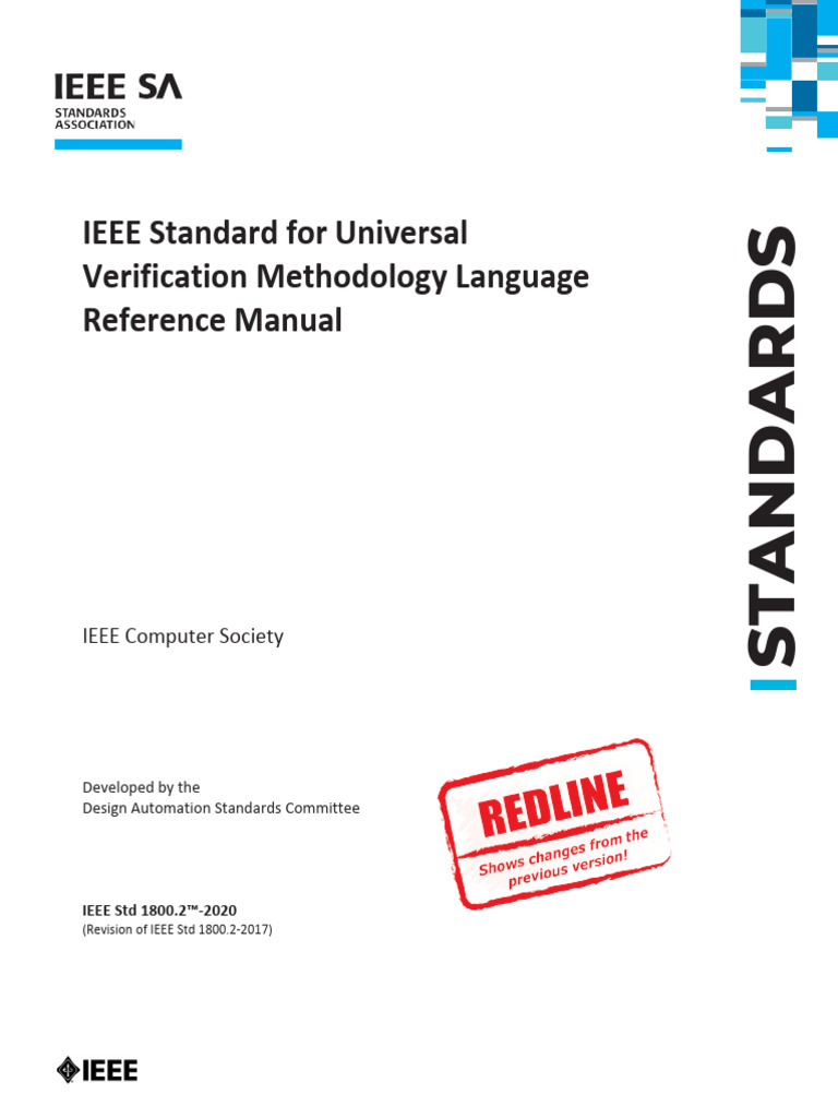1800.2-2020 - IEEE Standard For Universal Verification Methodology ...