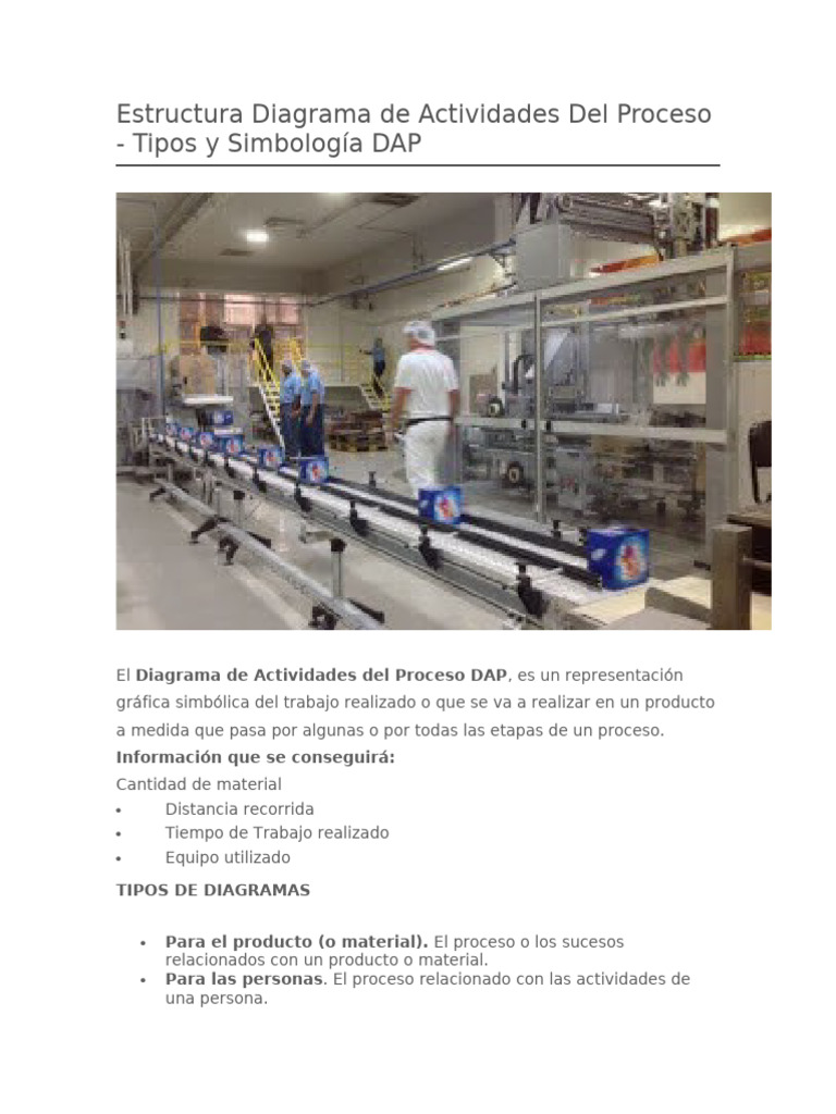 Diagrama de Actividades del Proceso DAP | PDF