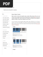 Trumpet Fingering Chart For All Twelve (12) Major Scales | PDF ...