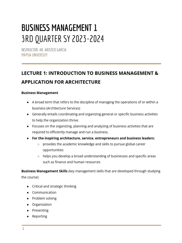 Bm1 Notes Pdf Brand Expense