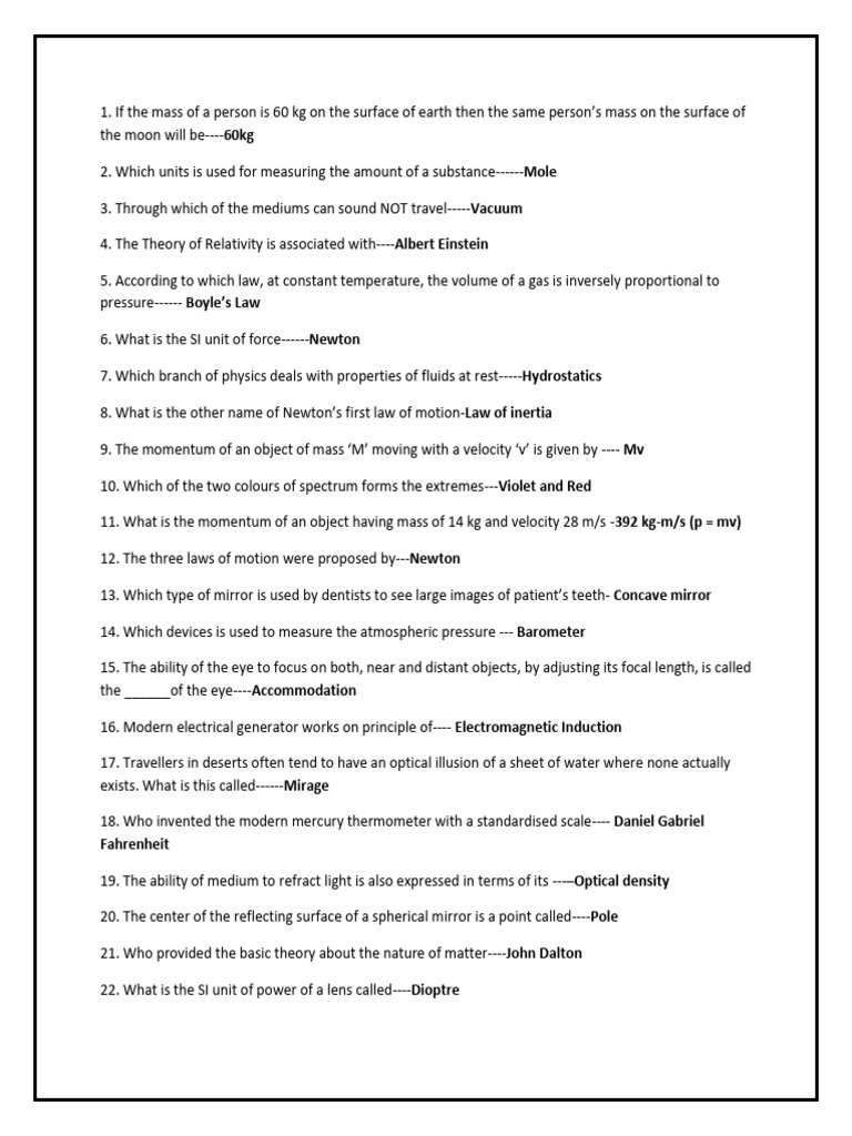 Science by Pushpendra Sir | PDF | Force | Light