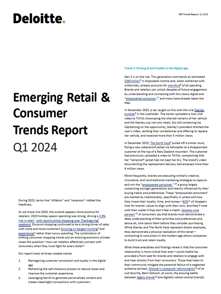 RCP Trends Report q1 2024 | PDF | Retail | Grocery Store