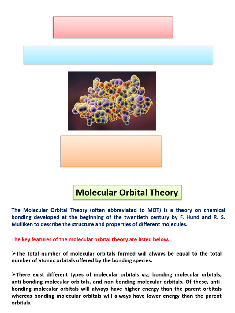mot | PDF | Molecular Orbital | Chemical Bond