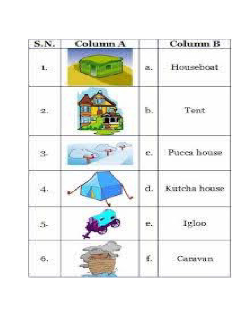 Shelter Worksheet | PDF