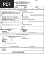 Leave Form 2023 | PDF | Parental Leave | Sick Leave