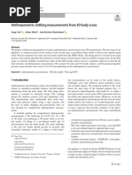 Main Anthropometrical Human Body Physical Dimensions | PDF | Length ...