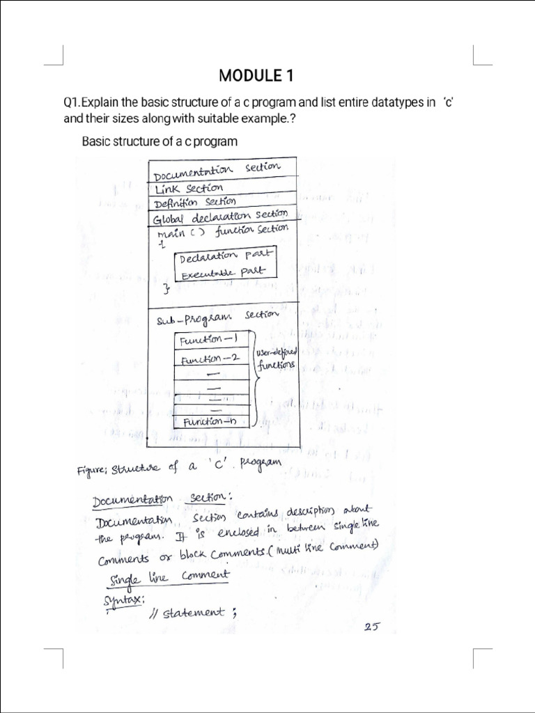 Pps Mid Important Questions | PDF