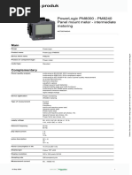 PowerLogic PM8240 Power Meter Specs | PDF | Ac Power | Alternating Current